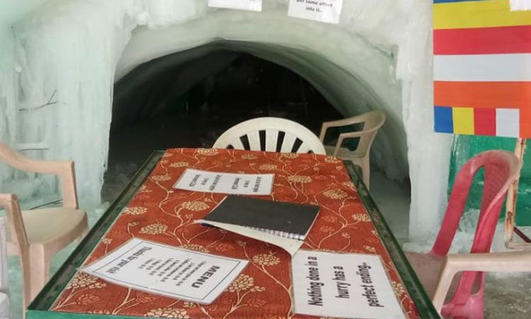 Ladakh places to visit Ice cafe - India TV Hindi