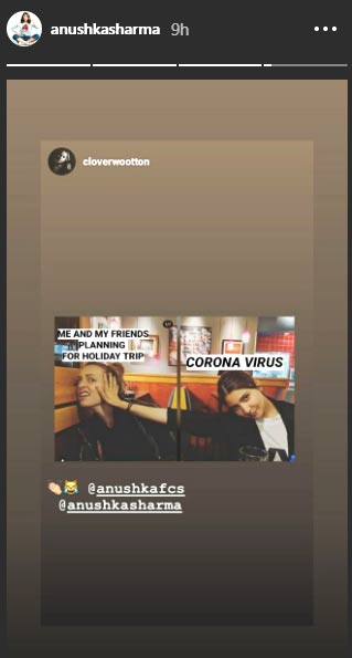 anushka sharma shares meme from sui dhaaga film during lockdown-खुद का ...