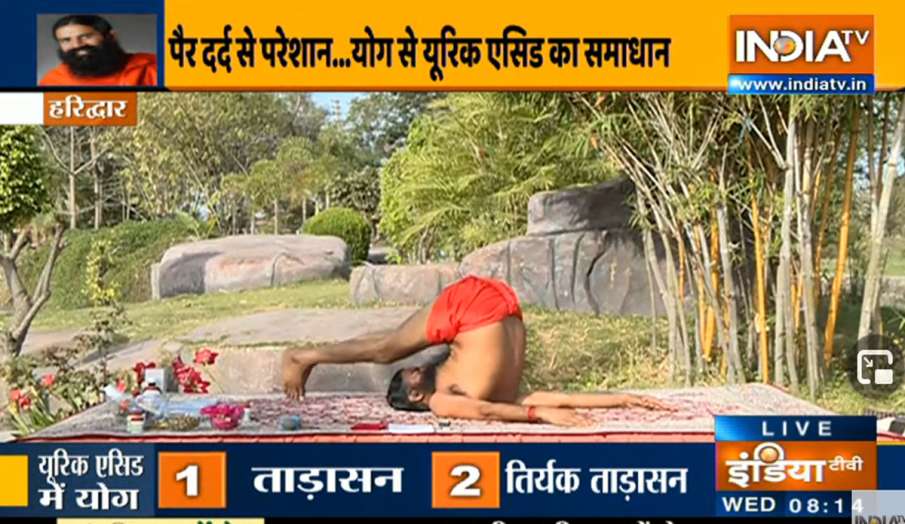 Yoga for uric acid swami ramdev share yoga poses pranayama and diet plan to control uric acid ...