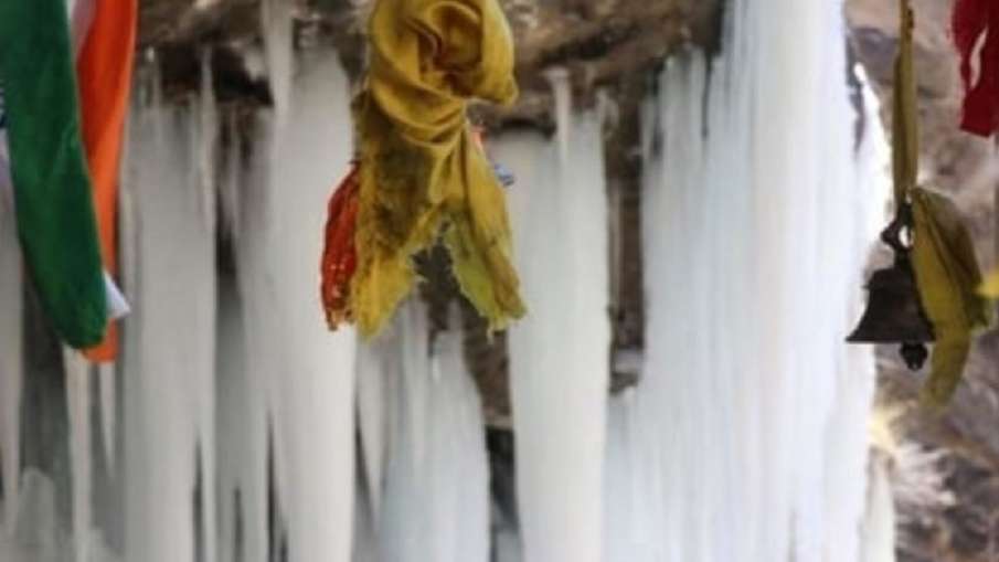 भारत-चीन बॉर्डर पर स्थित नीती घाटी की गुफा में विराजमान हुए बाबा ...