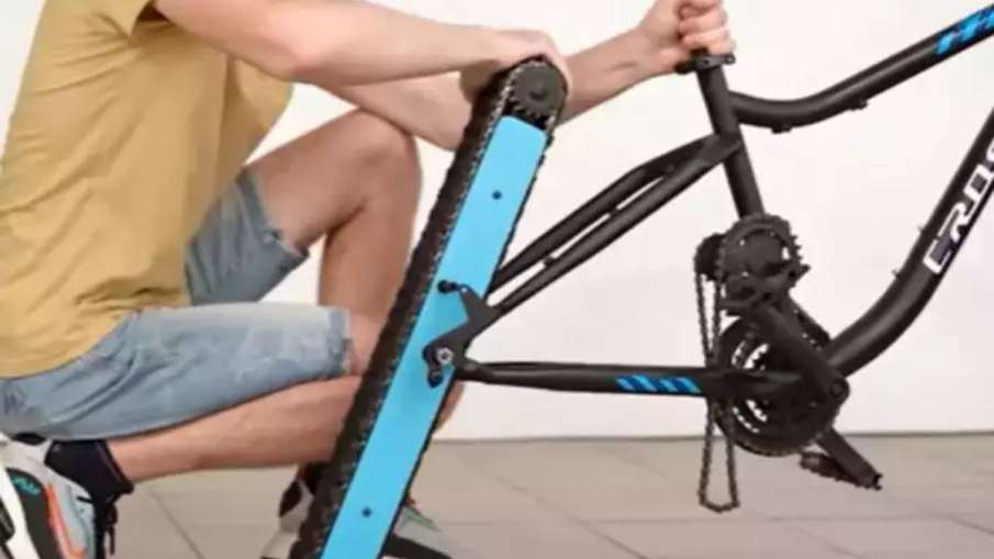 Bina Phiye Wali Cycle Wheel Less Bicycle Viral Video Watch How Engineer ...