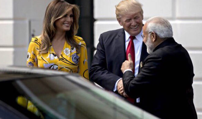 melania trump tweet pics with pm narendra modi - India TV Hindi