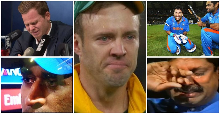 5 instances when cricketers broke into tears, 5 ऐसे मौके जब क्रिकेटर ...
