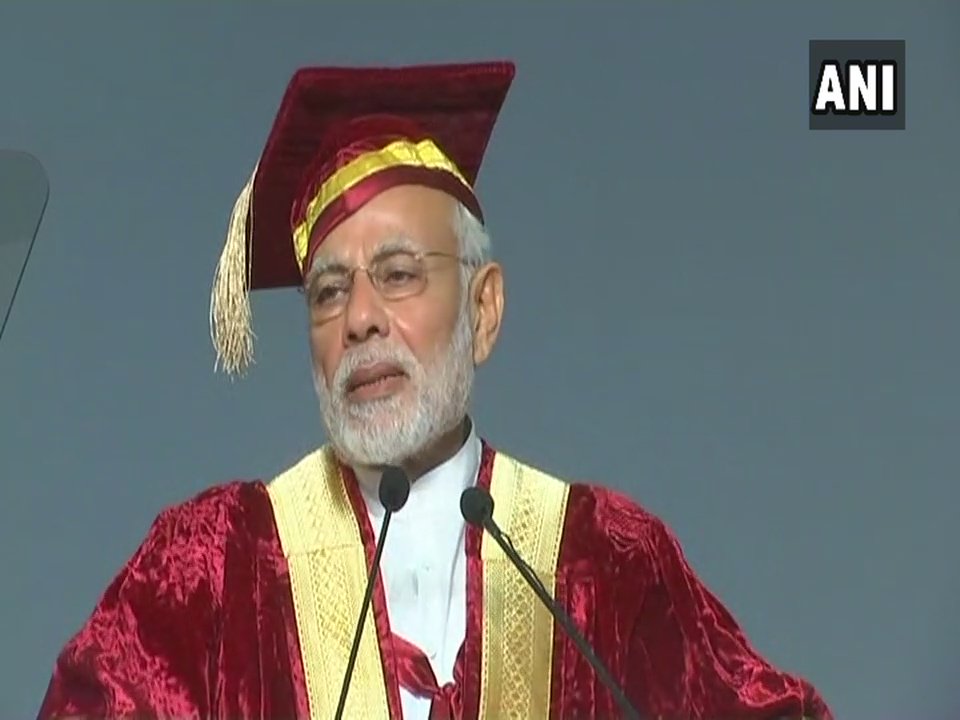 PM Narendra Modi at Convocation of Sher-E-Kashmir University of ...