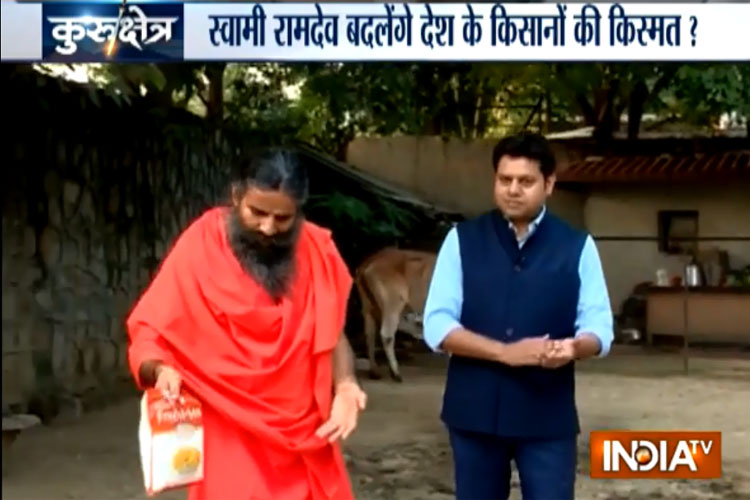 Swami Ramdev Exclusive interview in India TV Kurukshetra - India TV Hindi