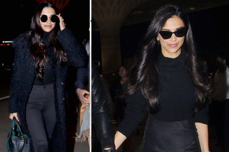 Deepika padukone latest photos from mumbai airport as she is looking ...