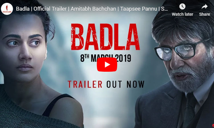 Badla Trailer: अमिताभ बच्चन और तापसी पन्नू की फिल्म 'बदला' का ट्रेलर ...