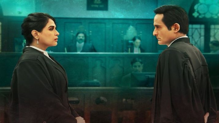 first poster of akshaye khanna and richa chadha section 375 is out ...