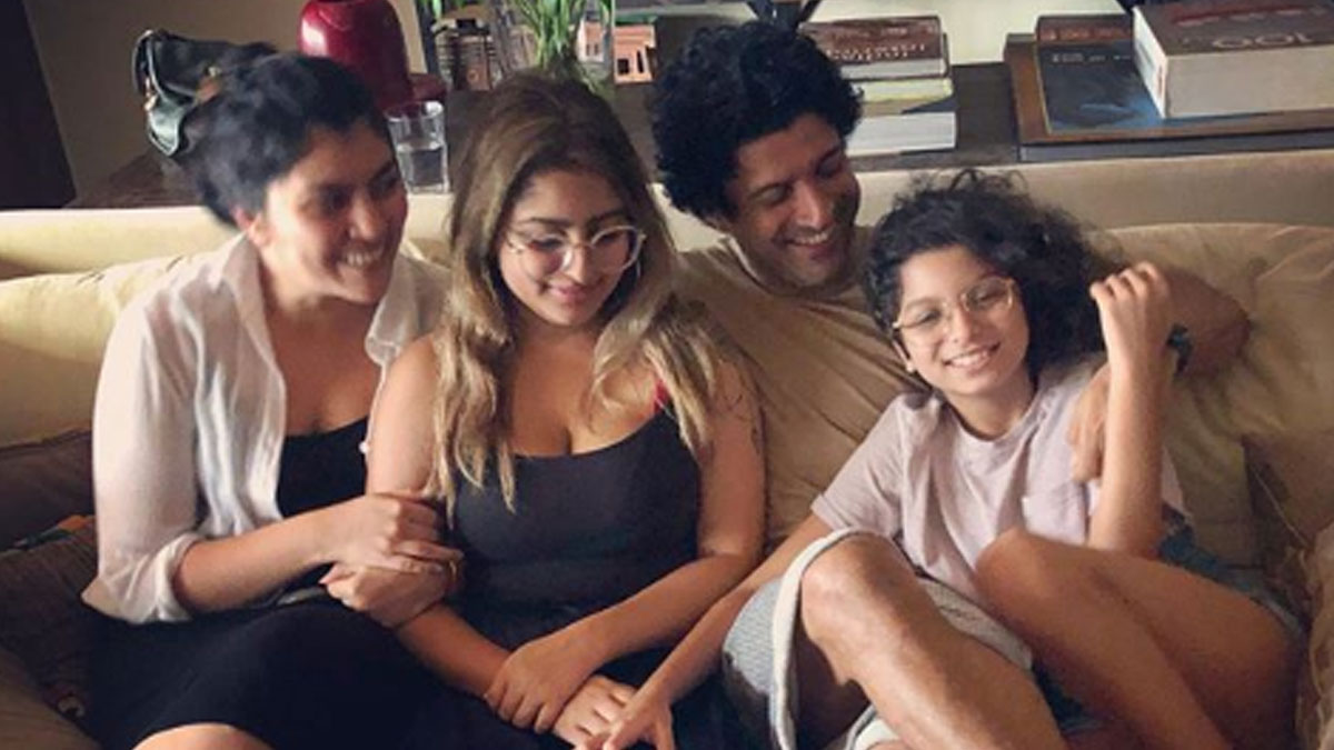 The sky is pink actor farhan akhtar share pic with daughter akira and ...