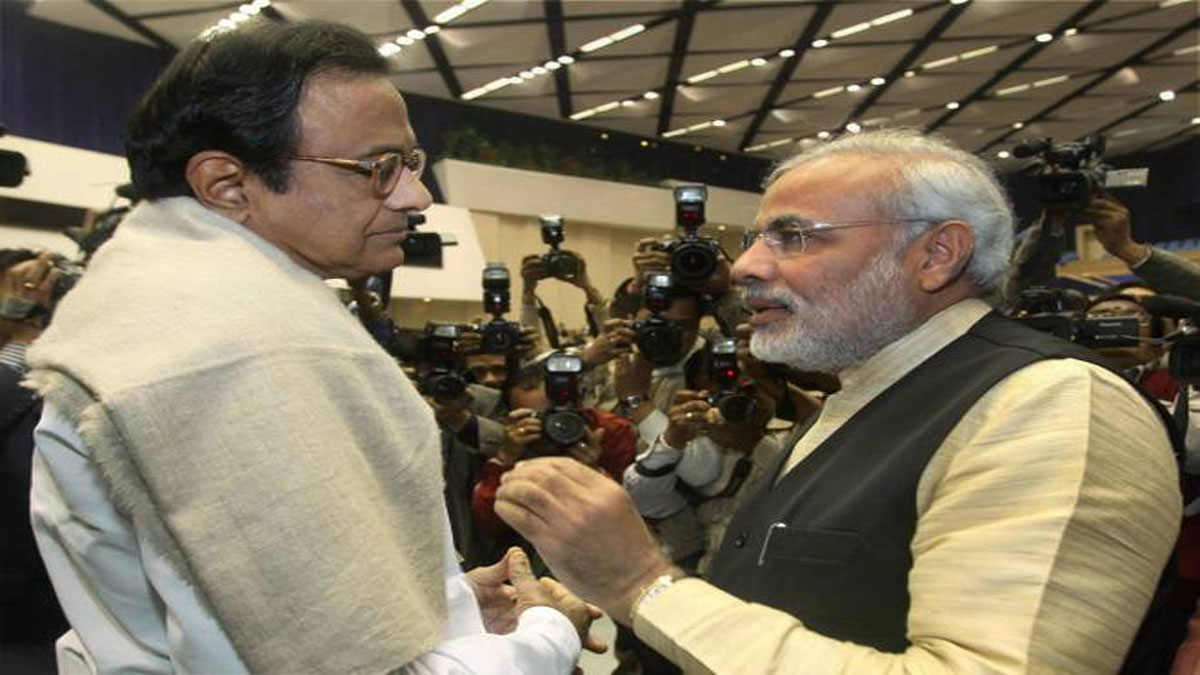 P Chidambaram receives Birthday Greeting from PM Modi | जेल में बंद पी ...