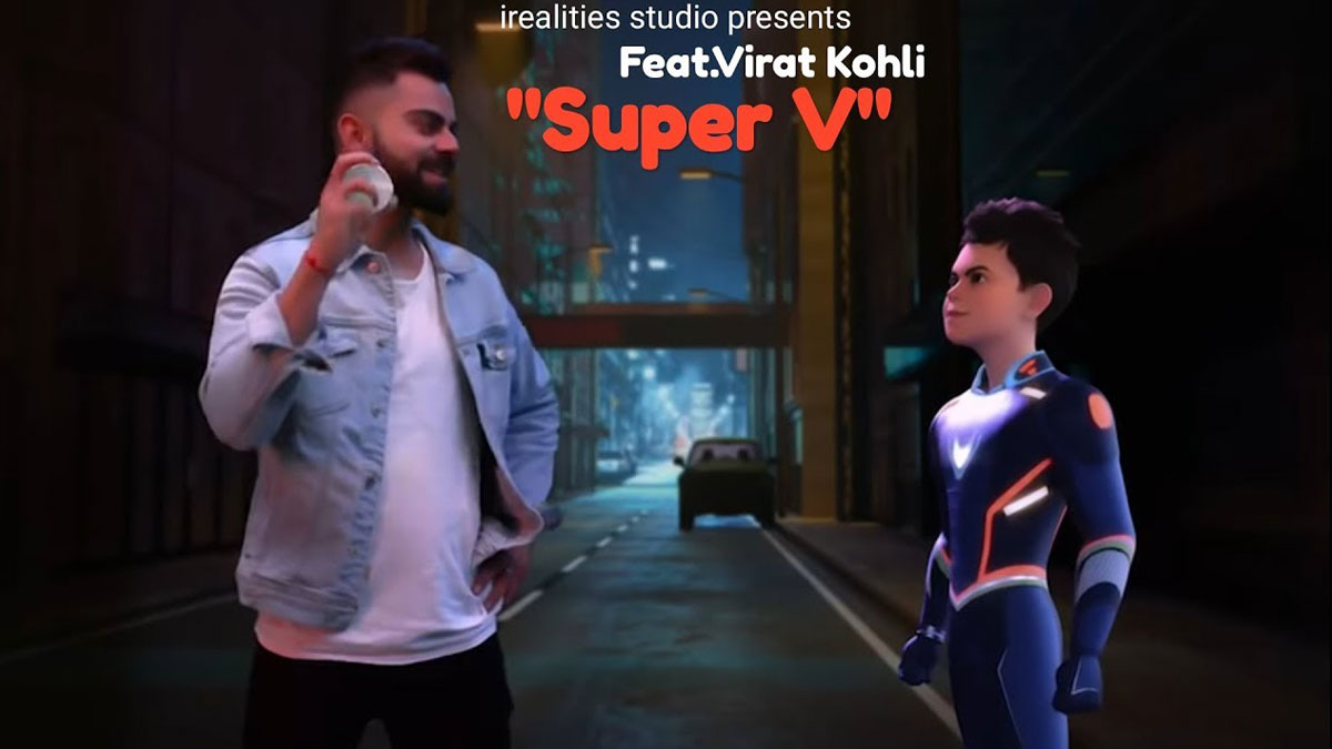 Super V an animated series on Virat Kohli's life विराट कोहली की जिंदगी ...