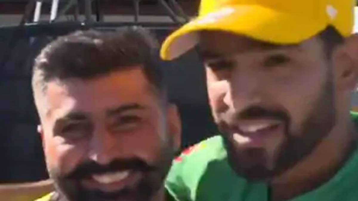 Pakistan fast bowler Harris Rauf won heart, did it after match ...