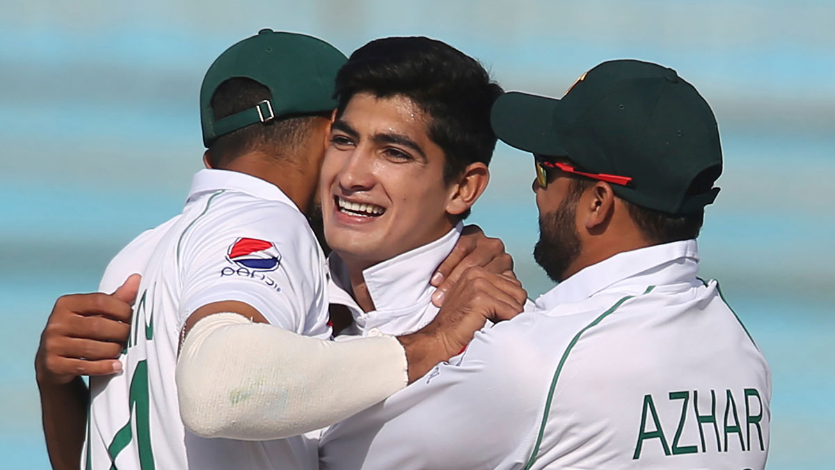 Nasim Shah becomes the youngest fast bowler to take 5 wickets in Test ...