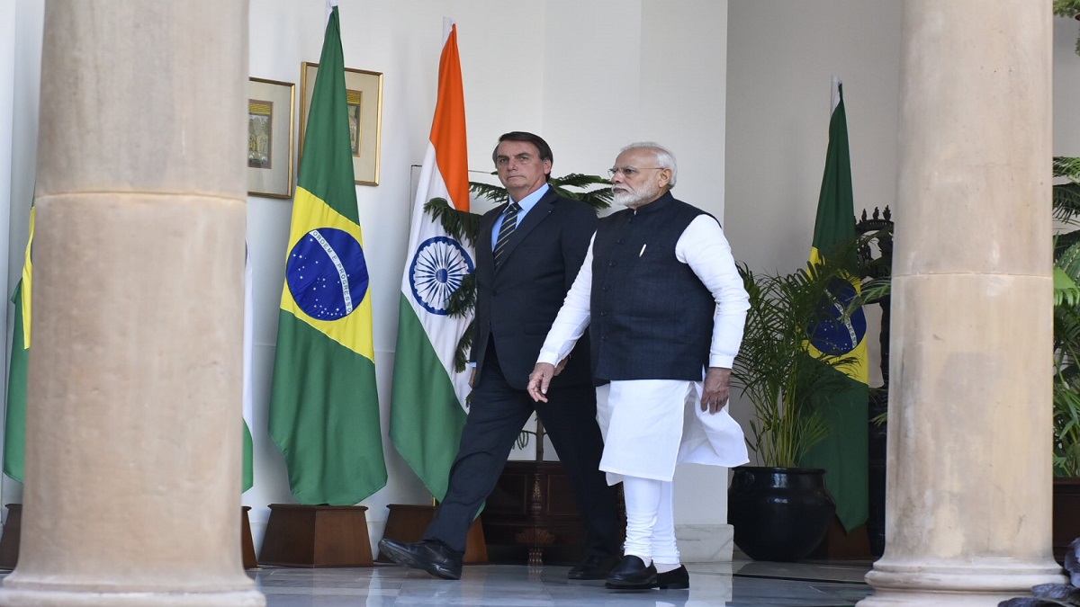 PM Narendra Modi Brazilian President Bolsonaro meeting । आठ महीने में ...