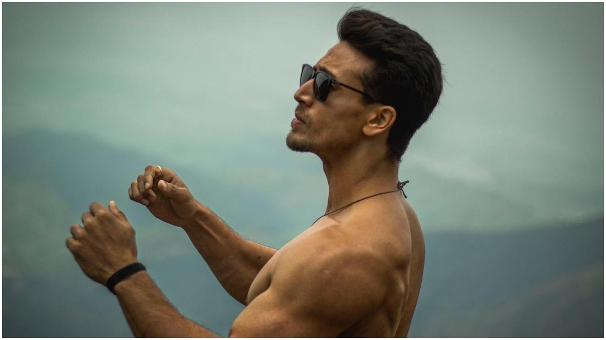 covid 19: Tiger Shroff seen playing football in the drawing room to ...