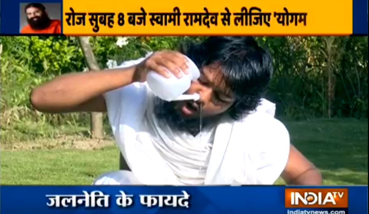 Jala Neti, Sutra Neti Nasal Cleansing Yoga & Benefits, Swami Ramdev ...