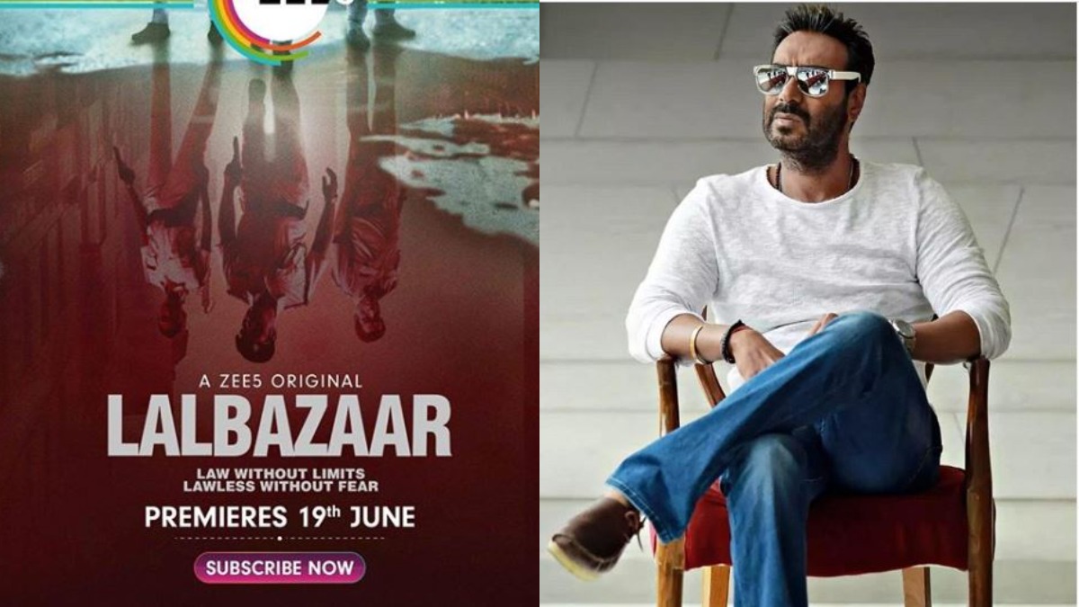 Ajay Devgn announces his debut web series Lalbazaar shares posterअजय ...