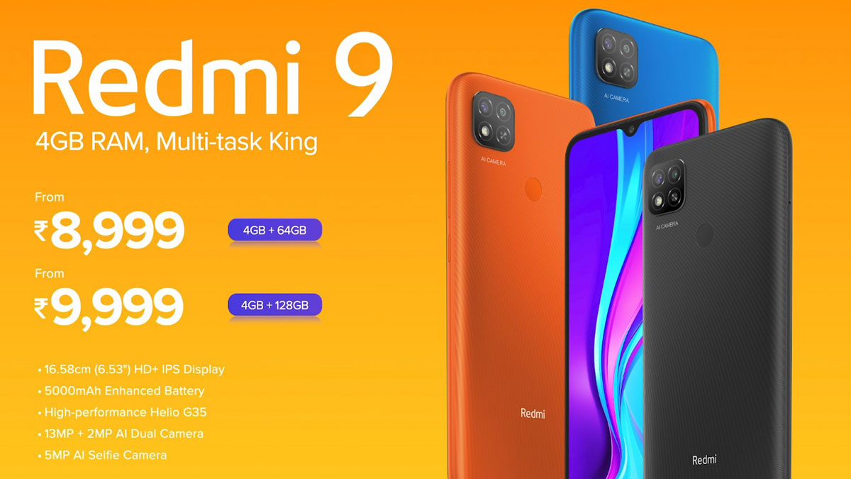 Redmi launched Redmi9 in india at Rs 8999 with premium specs | Redmi9 ...