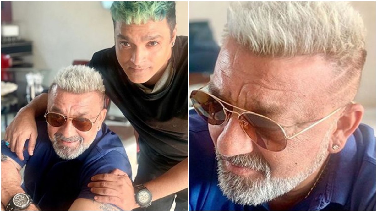 Sanjay Dutt changed his look, hair and beard to blond color संजय दत्त ...