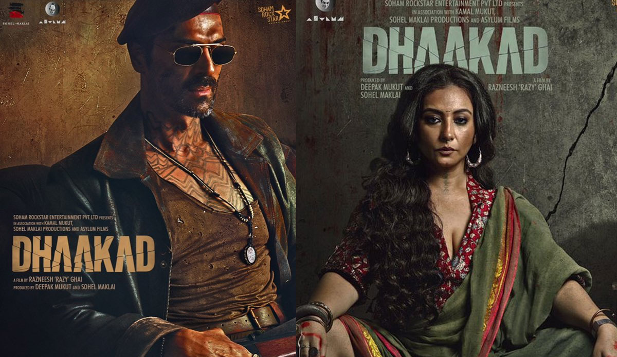 Arjun rampal and divya dutta looks cool and deadly in new dhaakad ...