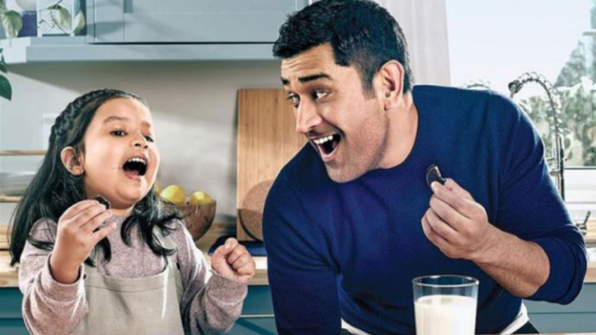 MS Dhoni will be seen advertising for the first time with daughter ziva ...