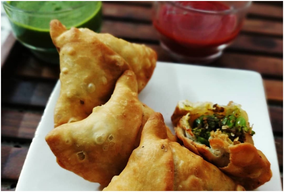 matar samosa recipe know how to make instant matar samosa at home ...