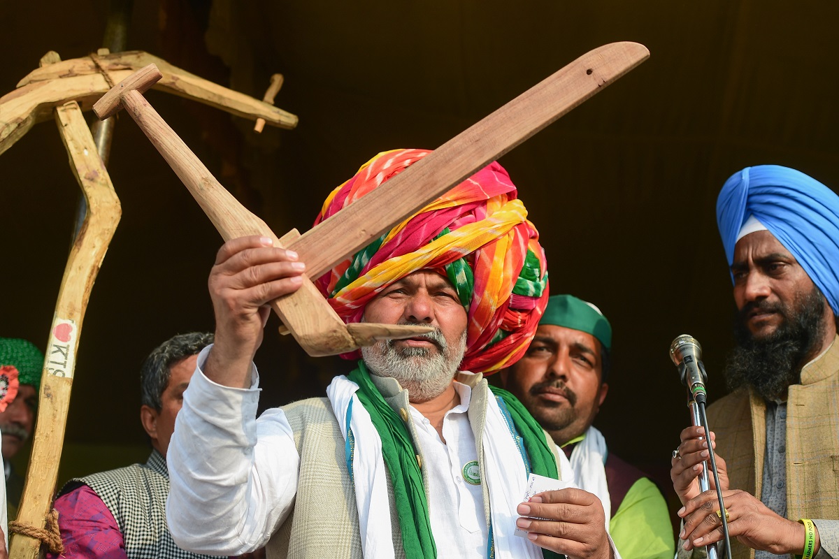 kisan andolan khap panchayat in mathura naresh tikait Kisan Andolan ...