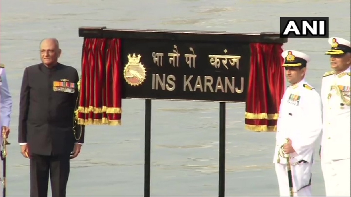 INS Karanj Scorpene-class submarine commissioned into Indian Navy in ...
