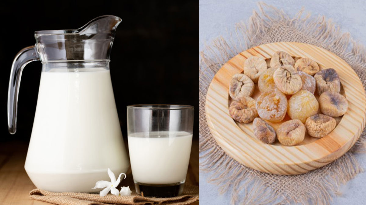 Health benefits of anjeer with milk at night know how to drink milk ...