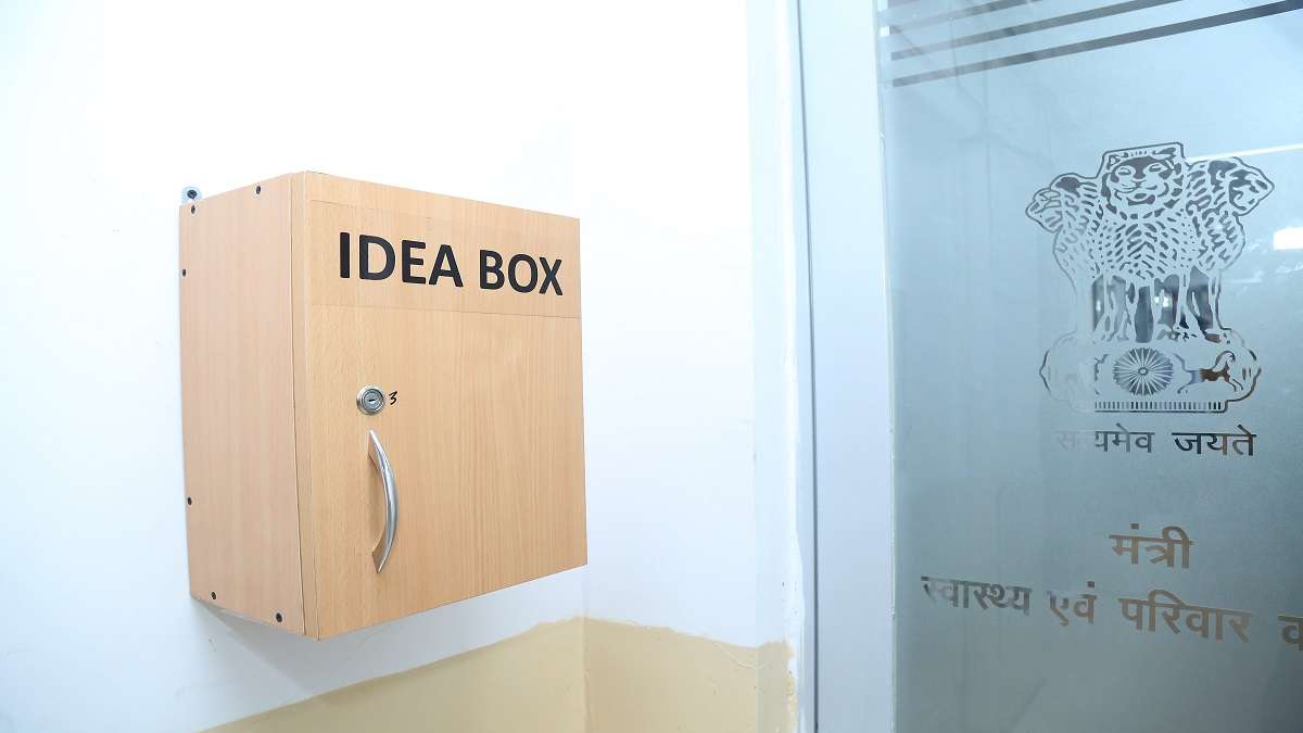 What is idea box installed in every floor of health ministry Idea Box ...