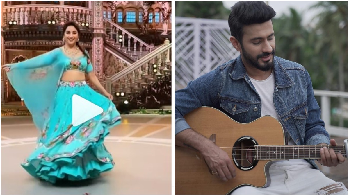 Seeing Madhuri Dixit dancing to her song, singer Suryaveer is blown ...