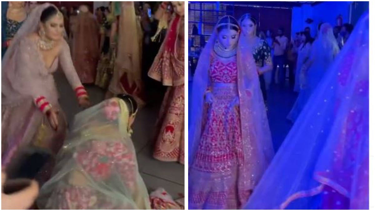 viral video of a model falls during ramp walk-Viral : फैशन शो के दौरान ...