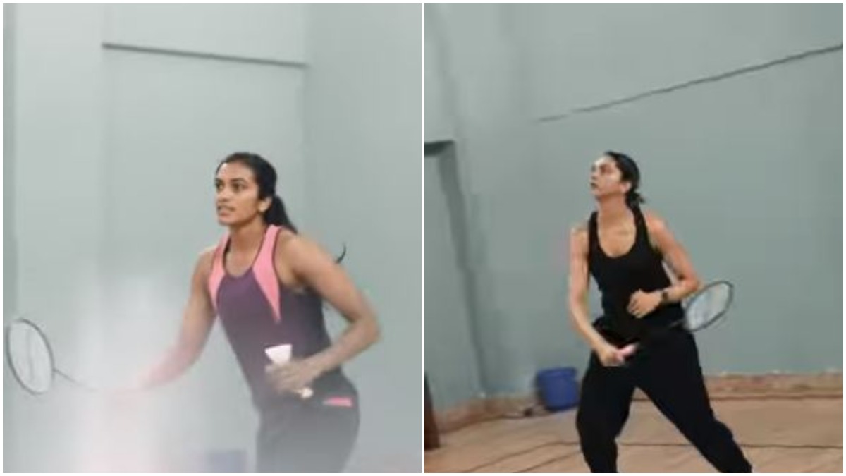 Deepika Padukone plays badminton with PV Sindhu, fans ask about biopic ...