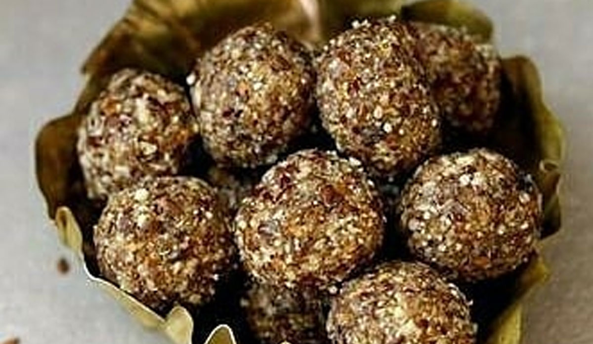 Alsi ke laddu recipe knows how to make alsi or flaxseeds ladoo for ...