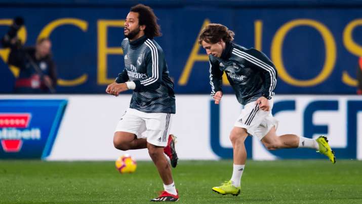 Real Madrid Luka Modric Marcelo LA Liga Football- अहम मैच से पहले रियाल ...