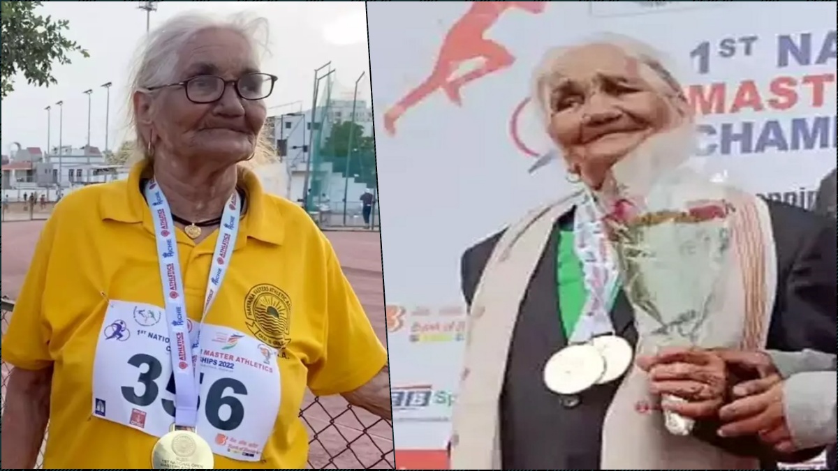 अद्भुत: 105 साल की रामबाई ने लगाई सुनहरी दौड़, 100 और 200 मीटर में ...