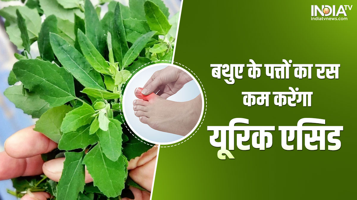 Uric Acid: Control uric acid with the juice of Bathua leaves, know how ...