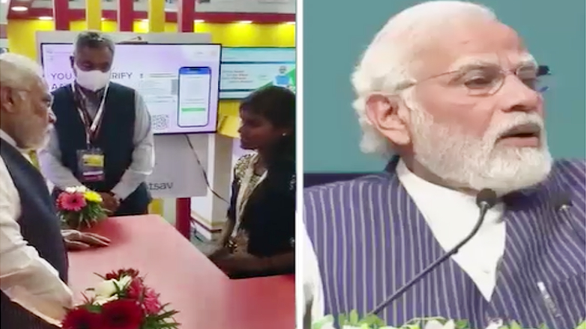 digital india week girl shares her story with pm modi of how she ...