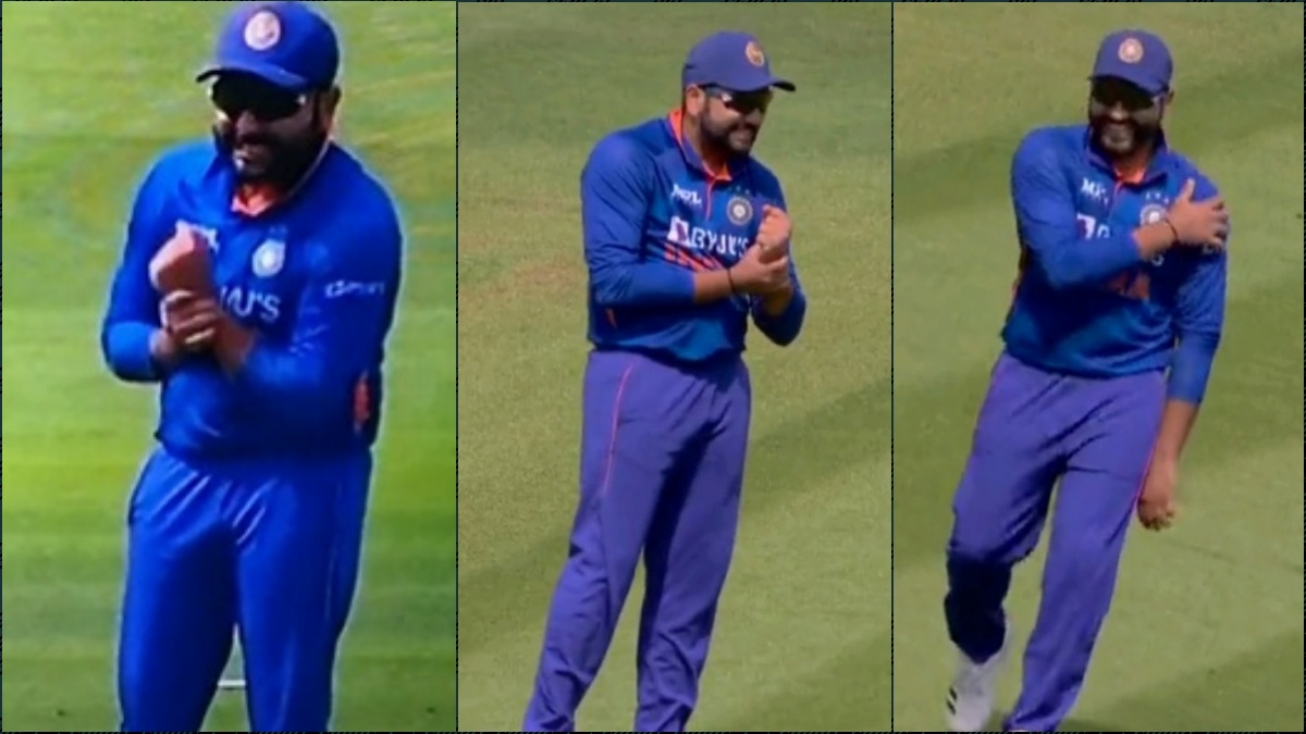 Rohit Sharma Shoulder: रोहित शर्मा बीच मैदान खुद बने डॉक्टर, दूसरे वनडे के दौरान चोटिल कंधे को ...