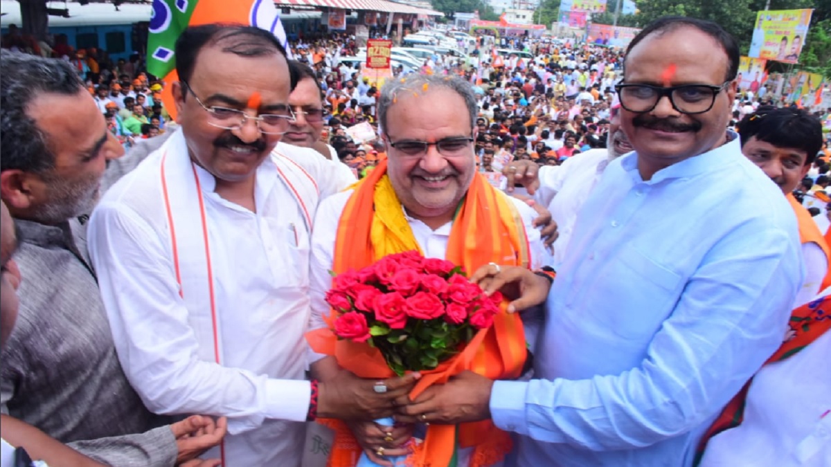 UP News Bhupendra Singh Chaudhary, who reached Lucknow after becoming ...