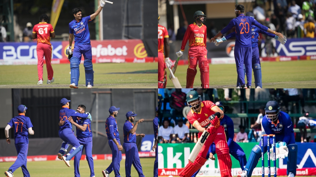 IND vs ZIM India Beats Zimbabwe in Nail Biting Third ODI by 13 Runs ...