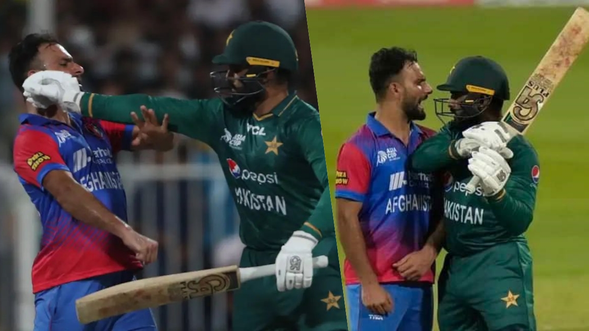 AFG vs PAK Fight VIDEO: Asif Ali hit Fareed Ahmad by bat after losing ...