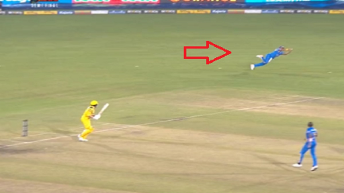 CSK excited with Suresh Raina stunning Catch during road safety world series 1st semifinal ...
