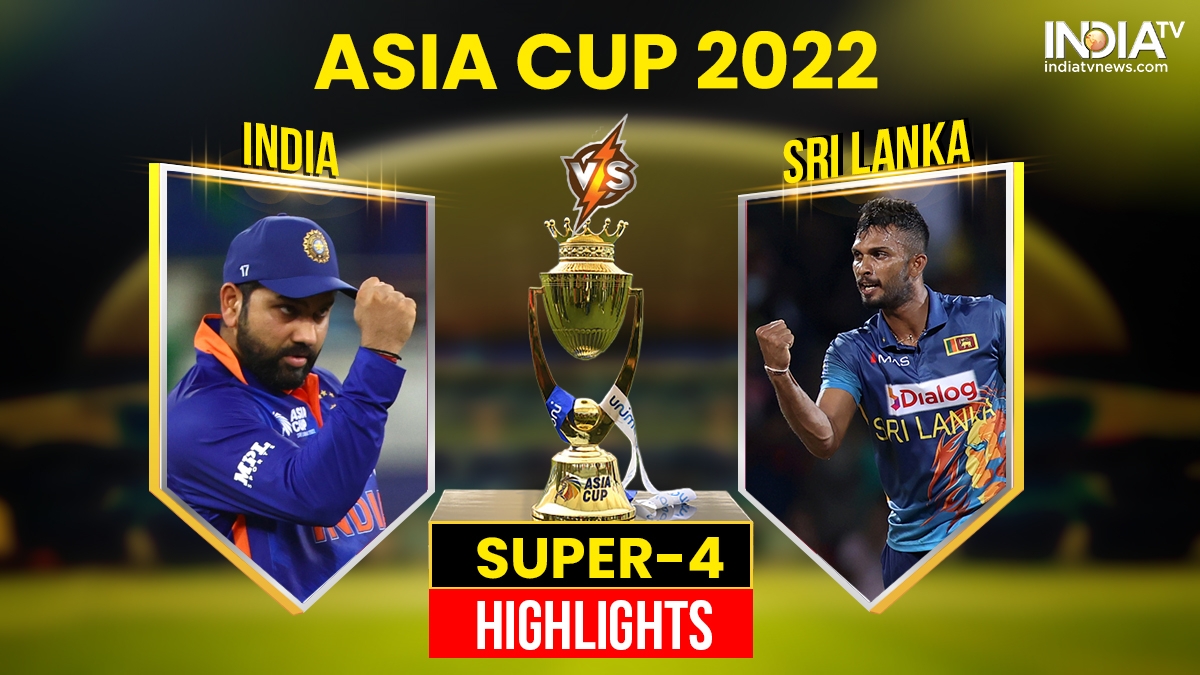 IND vs SL Asia Cup 2022 Highlights India vs Sri Lanka Live Streaming Scorecard Star Sports ...