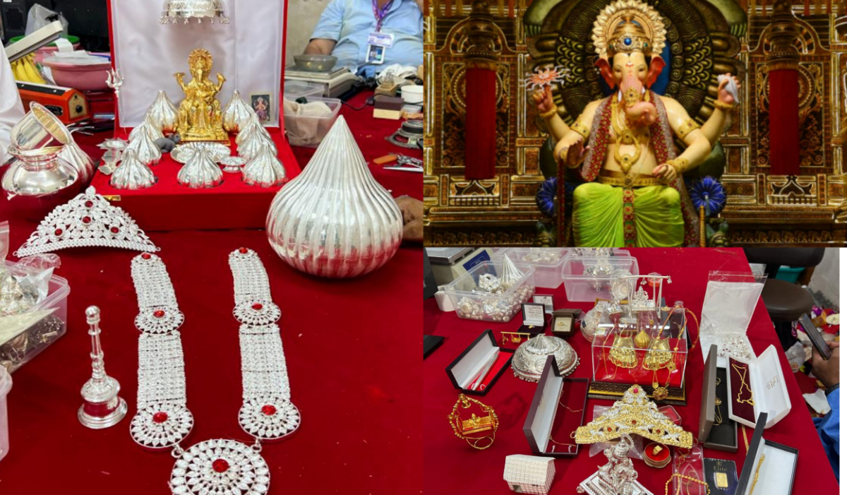लालबाग के राजा में 5 दिन में चढ़ा ढाई करोड़, सोने-चांदी का चढ़ावा जानकर ... लालबाग के राजा में 5 दिन में चढ़ा ढाई करोड़, सोने-चांदी का चढ़ावा जानकर ...