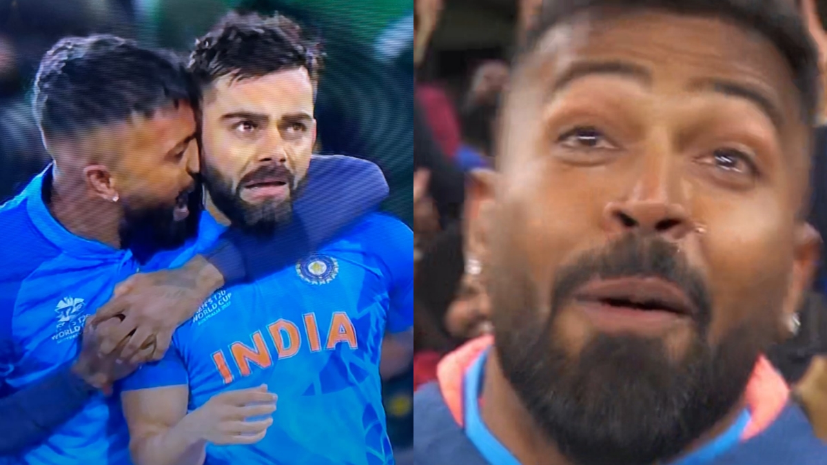 ind vs pak hardik pandya started crying after the match against ...