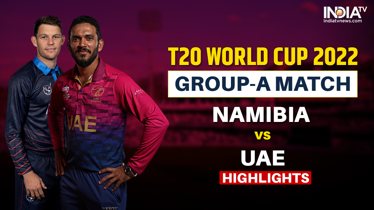 UAE vs NAM, T20 World Cup LIVE SCORECARD, latest updates, ball by ball ...