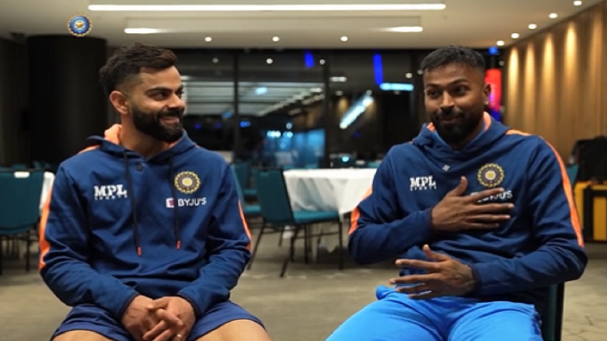 Hardik Pandya and Virat Kohli interview after win against pakistan in t20 world cup at melbourne ...