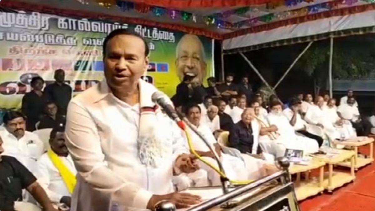 Tamil nadu dmk leader tr balu said i have demolished 100 year old hindu ...