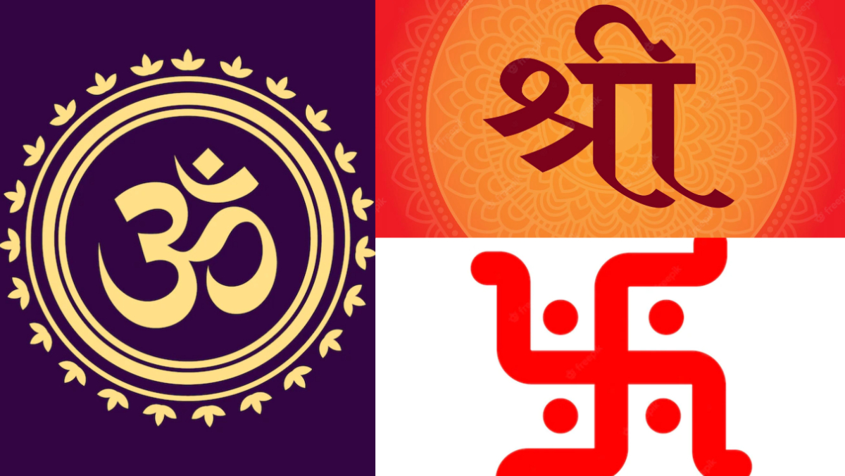 vastu tips shree om and swastik signs benefits home temple right ...